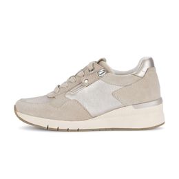 Gabor Damen Sneaker "Sneaker low", Gr. 42,5beige, Schuhe