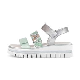 Gabor Damen Plateausandaletten "Plateau Sandale", Gr. 37, gr&uuml;n, Schuhe