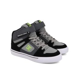 DC Shoes Damen Sneaker "Pure High-Top EV", Gr. 5schwarz, grau, grau, Obermaterial:Obermaterial: Leder / Futter: Textil / Au&szlig;ensohle: Gummi;, Schuhe