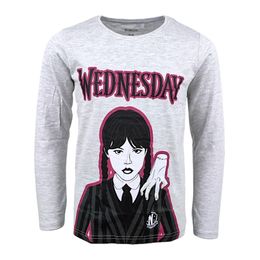 Wednesday Shirt 'Wednesday Langarmshirt' girl Grey size 134/140