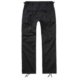 Brandit Damen Cargohose "Brandit Damen Ladies BDU Ripstop Trouser", schwarz, Gr. 35, 100% Baumwolle, Hosen