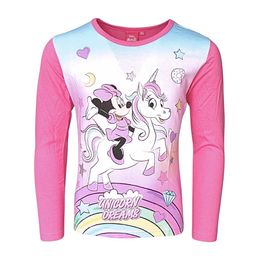 Disney Minnie Mouse Shirt 'Minnie Mouse & Einhorn' girl Pink size 110