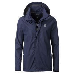 LPO Herren Outdoorjacke "Nicklas", blau, Gr. 50, Web, 100% Polyester, Jacken, auch in Gro&szlig;en Gr&ouml;&szlig;en erh&auml;ltlich