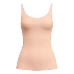 Calida Damen Tr&auml;gertop "Natural Skin", Gr. M, beige, Interlock, Obermaterial: 83% Modal (TENCEL ), 17% Elasthan, Tops, glatt, atmungsaktiv,