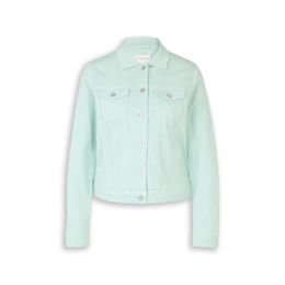 Tom Tailor Damen Jeansjacke mit Eingriffstaschen, blau, Uni, Gr. XXL