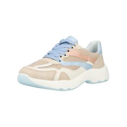 Ara Damen Sneaker "Ara Sneaker Leder/Mesh", Gr. 37cream, Leder, Textil, Schuhe