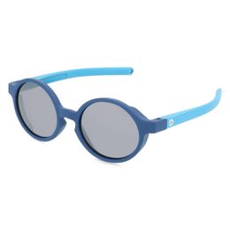 Julbo J58011 WALKER | Kinder-Sonnenbrille | Fassung: Vollrand, Rund, Kunststoff, Blau Dunkel | Glasfarbe: Grau