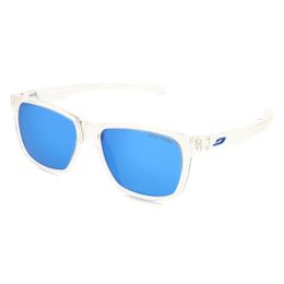 Julbo J58411 ELWOOD | Kinder-Sonnenbrille | Fassung: Vollrand, Eckig, Kunststoff, Kristall Gl&auml;nzend | Glasfarbe: Blau
