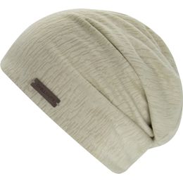 Beanie Chillouts "Orsa Hat", Damen, sand, Obermaterial: 75% Viskose, 18% Polyacryl, 7% Elasthan, M&uuml;tzen Beanie, einfarbige Slouch-Beanie f&uuml;r Urban Styles