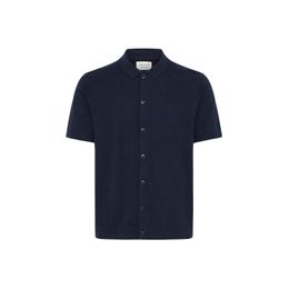 Kurzarmshirt Casual Friday "Kurzarmhemd CFBells", Herren, Gr. S, blau (schwarz navy), Obermaterial: 50% Baumwolle CO. 50% Lyocell CLY., Shirts Kurzarmshirt