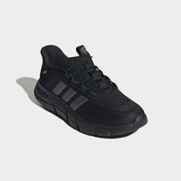 Walkingschuh adidas Sportswear "CLOUDFOAM FLEX RAPIDFIT", Damen, Gr. 40,5, core schwarz, core schwarz, carbon, Textil, Schuhe Walkingschuh, mit Leo Muster