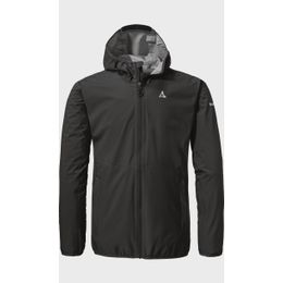Sch&ouml;ffel Outdoorjacke SCH&Ouml;FFEL "Jacket Style Migandi MNS", Herren, Gr. 60, 9990, schwarz, Oberstoff: 100% Polyester; (Membran: Thermoplastisches Polyurethan), regular fit, hoch geschlossener Ausschnitt, Jacken Outdoorjacke