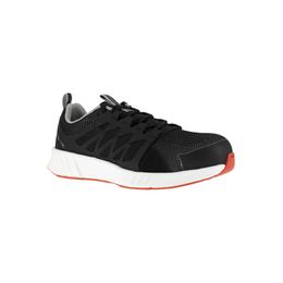 Sicherheitsschuh Reebok "Fusion Flexweave Work" Gr. 40, schwarz (schwarz, wei&szlig;, orange), 40, Obermaterial: 100% sonstige Fasern AF., Schuhe, Sicherheitsschuh