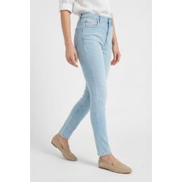Skinny-fit-Jeans Calvin Klein Jeans, Damen, Gr. 27, L&auml;nge 30, watercourse, Denim/Jeans, Obermaterial: 80% Baumwolle, 12% Polyester, 6% Elastomultiester, 2% Elasthan, skinny fit lang, Jeans Skinny-fit-Jeans, skinny fit