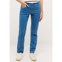 Straight-Jeans Angels "DOLLY", Damen, Gr. 44, L&auml;nge 32, light blau, Web, Obermaterial: 89% Baumwolle, 8% Polyester, 3% Elasthan, Jeans Straight-Jeans
