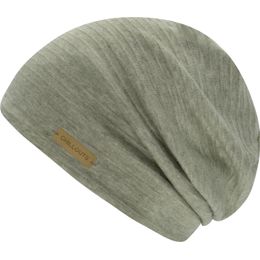 Beanie Chillouts "Pompei Hat", Damen, grau, Obermaterial: 48% Baumwolle, 27% Polyacryl, 21% Polyamid, 4% Elasthan, M&uuml;tzen Beanie, L&auml;ssige Beanie f&uuml;r urbanen Look
