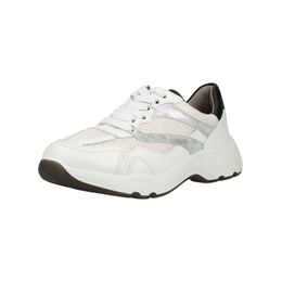 Sneaker Ara "Ara Sneaker Leder/Mesh", Herren, Gr. 37, wei&szlig;, schwarz, Leder, Textil, Schuhe Sneaker
