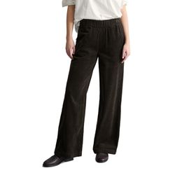 Marc O'Polo Chinohose MARC O'POLO DENIM "mit l&auml;ssiger Bubble-Struktur", Damen, Gr. L, Normalgr&ouml;&szlig;en, schwarz espresso, Hosen Chinohose