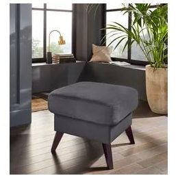 Hocker exxpo - SOFA FASHION "Samso", braun, B:57cm H:47cm T:57cm, Hocker, Sitzhocker