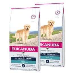 eukanuba Trockenfutter Hund Breed Specific Golden Retriever Adult 2x12 kg