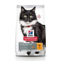 Hill's Hill's Science Plan Trockenfutter Katze, Mature Adult, Sterilised, mit Huhn 10 kg