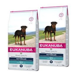 eukanuba Trockenfutter Hund Breed Specific Rottweiler Adult 2x12 kg