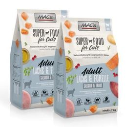 Mac's MAC's Cat Adult Trockenfutter Lachs & Forelle 2x7 kg