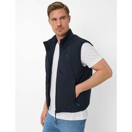 Steppweste Brax "Style LIAM", Herren, Gr. L, navy, Web, 100% Polyester, Westen Steppweste