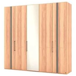 Kleiderschrank Musterring "Sorrent, Kleiderschrank, Schrank, teilmassiv Eiche", braun, B:250cm H:236cm, Schr&auml;nke, Kleiderschrank, T&uuml;ren Eiche massiv oder als Parsol-Bronze-Spiegel, verschiedene Ma&szlig;e