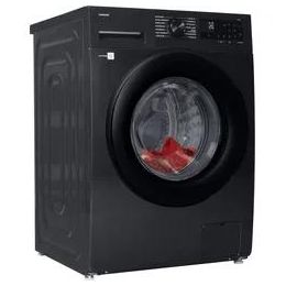 Samsung Waschmaschine "WW1EFG5U34A", Energieeffizienz: A (A-G), schwarz, B:60cm H:85cm T:55cm, Waschmaschinen, AI EcobubbleTM - Effizient und schonend waschen