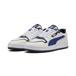 Sneaker Puma "Court Classic Street Sneakers Erwachsene", Damen, Gr. 35,5, blau (wei&szlig; blau jewel frosted ivory), Obermaterial: Synthetik. Futter: Synthetik, Textil. Innensohle: Textil. Laufsohle: Gummi, Schuhe Sneaker