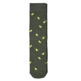 VanVaan 1 Paar Herren Socken mit Avocado-Motiven