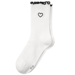 Gina Benotti 1 Paar Damen Socken mit Applikation