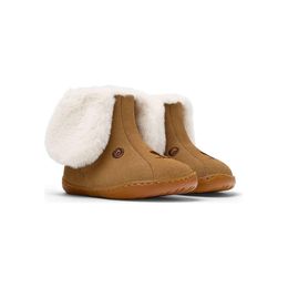 Camper Leder-Boots in Hellbraun/ Creme - 60% | Gr&ouml;&szlig;e 24 | Baby-stiefel-boots