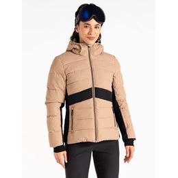 Dare 2b Ski-/ Snowboardjacke "Glacial" in Beige - 79% | Gr&ouml;&szlig;e 42 | Damen-outdoorjacken