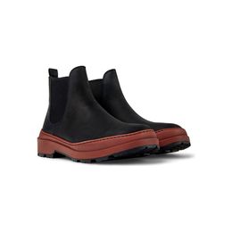 Camper Leder-Chelsea-Boots in Schwarz/ Hellbraun - 62% | Gr&ouml;&szlig;e 43 | Herrenstiefel