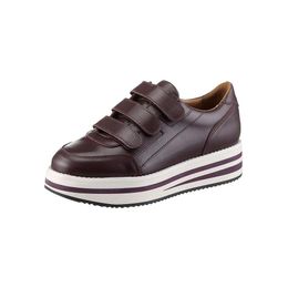Heine Leder-Sneakers in Bordeaux - 73% | Gr&ouml;&szlig;e 36 | Damen-sneakers