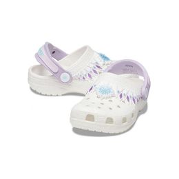 Crocs Crocs "Classic Fun Lab I AM Frozen II" in Wei&szlig;/ Hellblau/ Flieder - 70% | Gr&ouml;&szlig;e 19/20 | Baby-badeschuh