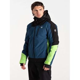 Dare 2b Ski-/ Snowboardjacke "Halfpipe II" in Blau/ Gr&uuml;n - 71% | Gr&ouml;&szlig;e S | Herren-outdoorjacken