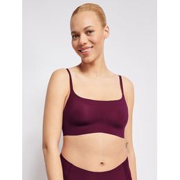 Sloggi Soft-BH "Zero Feel" in Bordeaux - 50% | Gr&ouml;&szlig;e L Plus | Damen-bhs