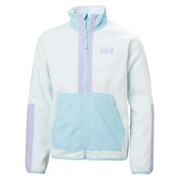 Helly Hansen Fleecejacke "Marka" in Hellblau/ Wei&szlig;/ Lila - 53% | Gr&ouml;&szlig;e 152 | Kids-fleecejacken-fleecepullover