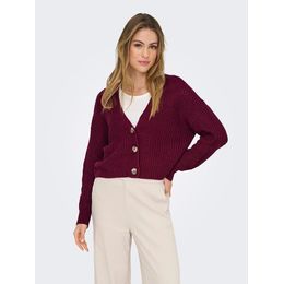 Only Cardigan in Bordeaux - 43% | Gr&ouml;&szlig;e XL | Damen-pullover-cardigans