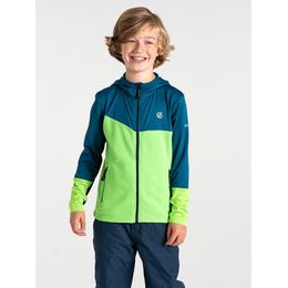 Dare 2b Fleecejacke "Thriving III" in Blau/ Gr&uuml;n - 70% | Gr&ouml;&szlig;e 104 | Kids-fleecejacken-fleecepullover