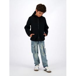 Vingino Fleecejacke "Tinius" in Schwarz - 71% | Gr&ouml;&szlig;e 152 | Kids-fleecejacken-fleecepullover
