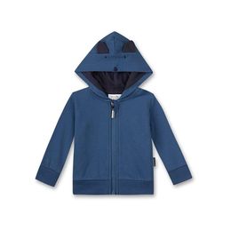 Sanetta Kidswear Sweatjacke in Blau - 62% | Gr&ouml;&szlig;e 62 | Baby-sweatshirts-jacken