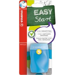 Stabilo Ergonomischer Dosenspitzer - Linksh&auml;nder "StabiloEASYsharpener-3in1"- Blau - 16% | Schulzubehoer