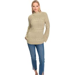 Heine Pullover in Beige - 73% | Gr&ouml;&szlig;e 40 | Damen-pullover-cardigans