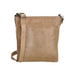 Micmacbags Leder-Umh&auml;ngetasche in Beige - (B)23 x (H)24 x (T)6 cm - 57% | Damen-taschen