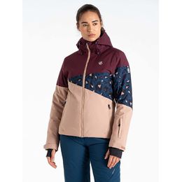 Dare 2b Ski-/ Snowboardjacke "Ice III" in Rosa/ Dunkelblau - 70% | Gr&ouml;&szlig;e 34 | Damen-outdoorjacken