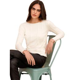 Heine Longsleeve in Creme - 60% | Gr&ouml;&szlig;e 42 | Damen-tops